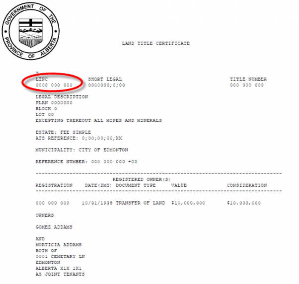 What is a LINC Number? | Real Estate Definition